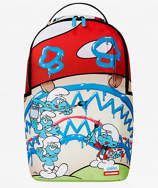 Sprayground x The Smurfs Painting Backpack | Zumiez