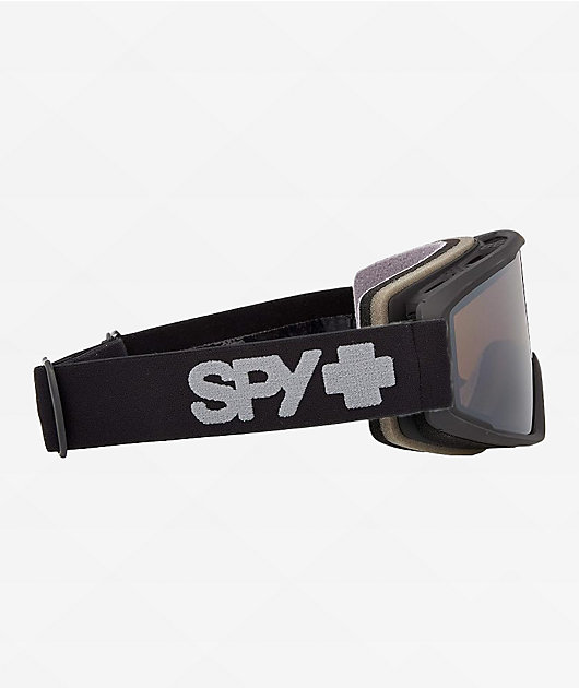 Spy Crusher Elite Matte Black & Silver Mirror Snowboard Goggles | Zumiez