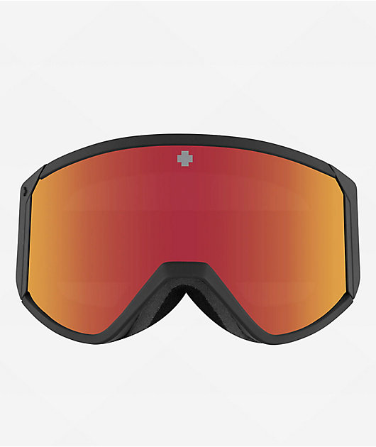 Spy Raider Matte Black Snowboard Goggles | Zumiez