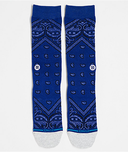 Stance El Barrio Blue Crew Socks | Zumiez