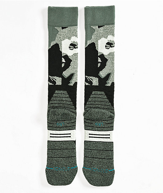 Stance Flower Frost Grey Snowboard Socks | Zumiez