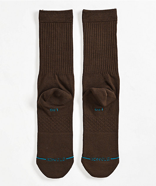 Stance Icon Brown Crew Sock | Zumiez