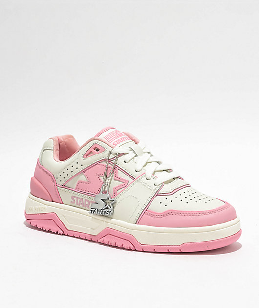 Starter Fast Break White & Pink Shoes | Zumiez
