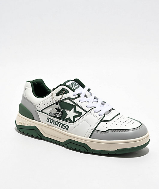 Starter Fastbreak Off White, Green & Gum Shoes | Zumiez