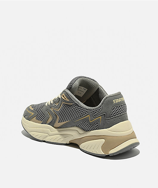 Starter Star Light Grey & Tan Shoes | Zumiez