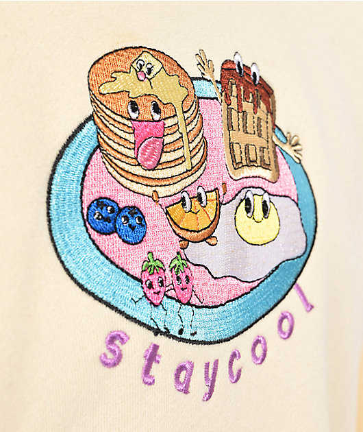 Staycoolnyc Breakfast Natural Hoodie | Zumiez
