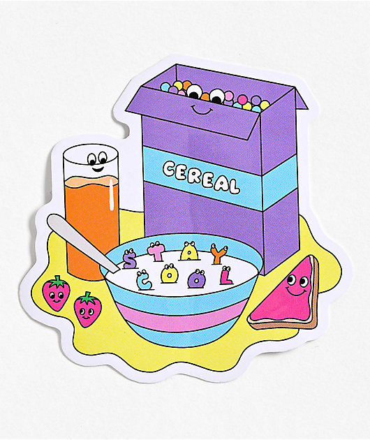 Staycoolnyc Cereal Sticker | Zumiez