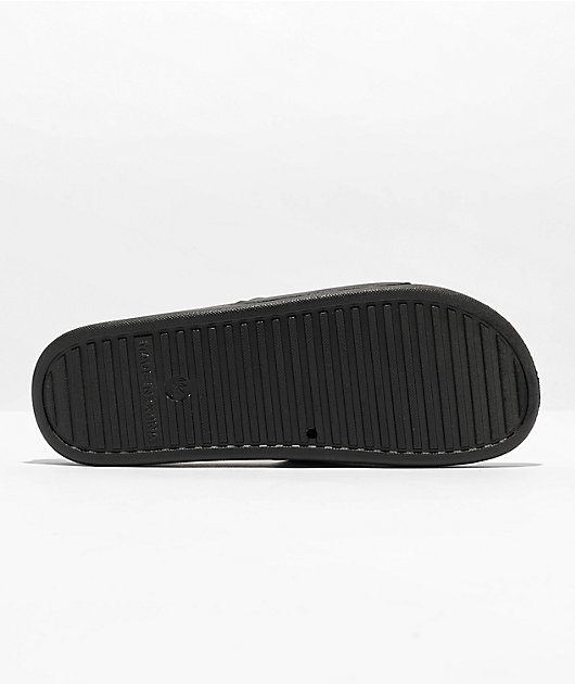 Puff Paint Black Slide Sandals | Zumiez