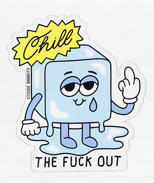 Stickie Bandits Chill Cube Sticker | Zumiez