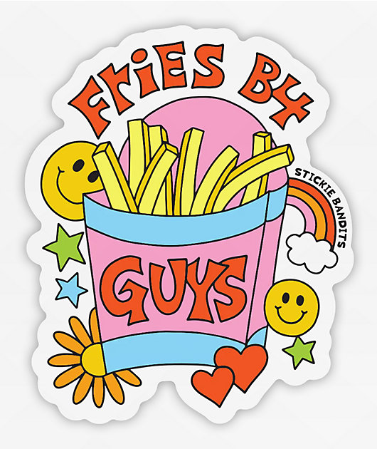 Stickie Bandits Fries B4 Guys Sticker | Zumiez
