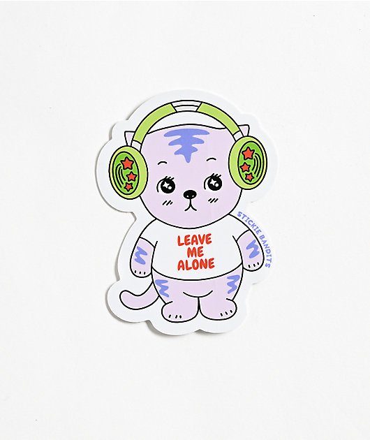 Stickie Bandits Leave Me Alone Sticker | Zumiez