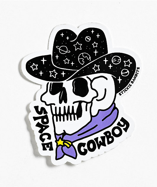Stickie Bandits Space Cowboy Sticker | Zumiez
