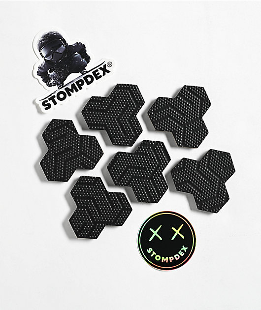 Stompdex 6 Pack Black Stomp Pads | Zumiez