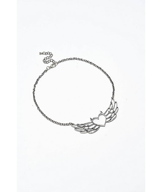 Stone + Locket Lou 19" Silver Necklace | Zumiez
