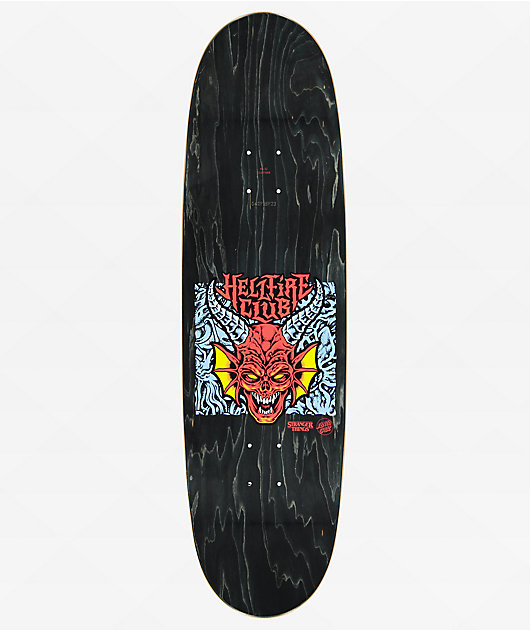 Stranger Things x Santa Cruz Hellfire Club Flames Glow In The Dark 9 ...