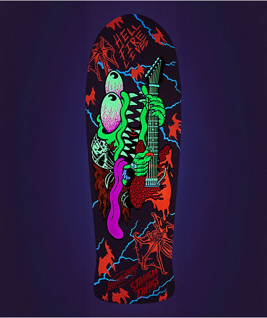 Stranger Things x Santa Cruz Meek Slasher Eddie Glow In The Dark 10.1 ...