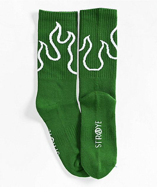 Straye Fuego Forest Green Crew Socks | Zumiez