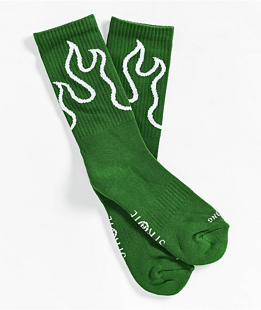 Straye Fuego Forest Green Crew Socks | Zumiez