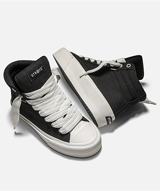 Straye Venice Stomper Black & White Shoes | Zumiez
