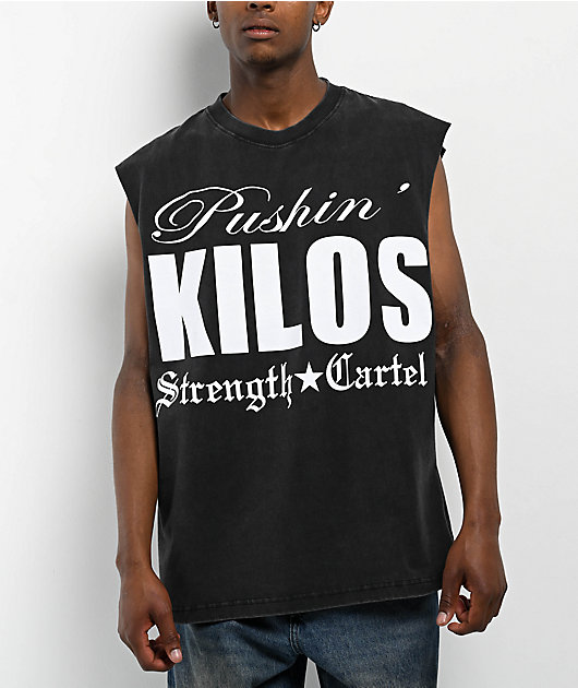 Strength Cartel Pushin Kilos Black Tank Top | Zumiez