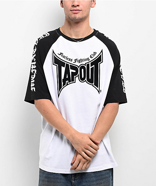 Tapout Legend White Raglan T-Shirt | Zumiez