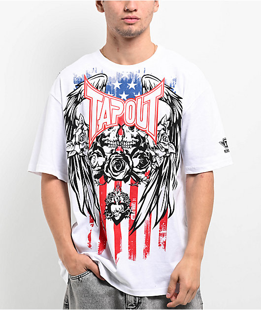 Tapout Patriotic White T-Shirt | Zumiez