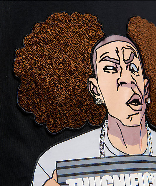 The Boondocks Thugnificent Mugshot Black T-Shirt | Zumiez