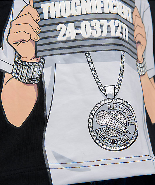 The Boondocks Thugnificent Mugshot Black T-Shirt | Zumiez
