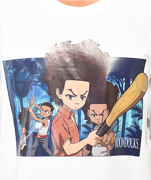 The Boondocks Training White T-Shirt | Zumiez