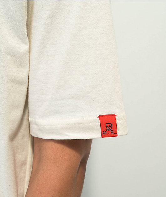 The Boondocks Wanted Huey Natural T-Shirt | Zumiez