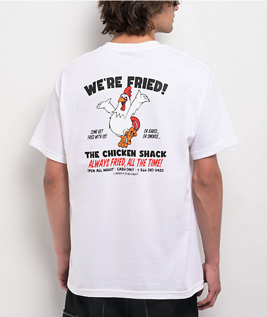 The High & Mighty Always Fried White T-Shirt | Zumiez