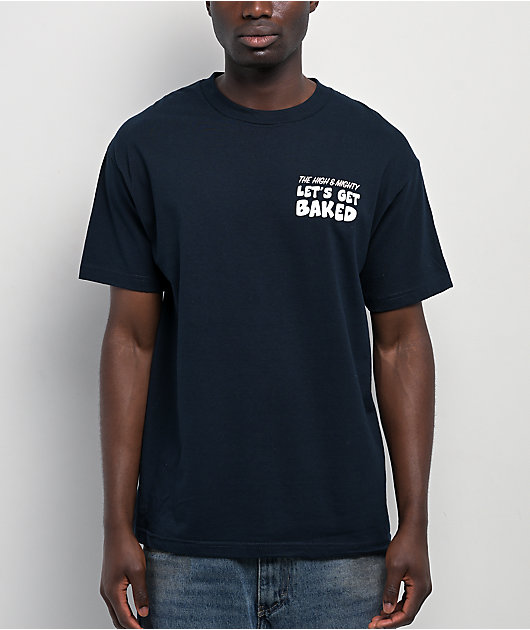 The High & Mighty Baked Navy T-Shirt | Zumiez