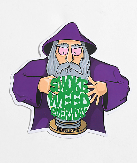 The High & Mighty Crystal Ball Sticker | Zumiez