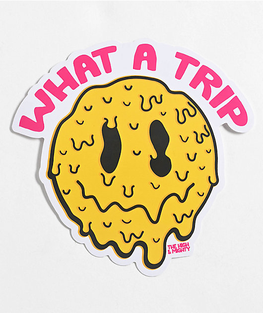 The High & Mighty Trippy Sticker | Zumiez