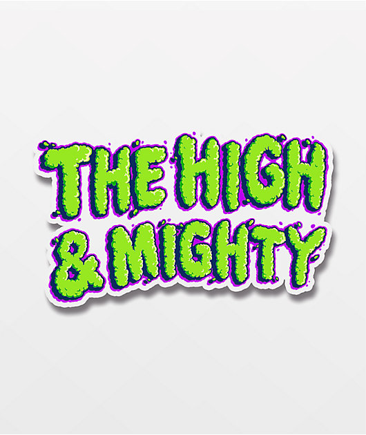 The High and Mighty Haze Die Cut Sticker | Zumiez