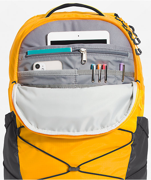 The North Face Borealis Summit Gold & Black Backpack | Zumiez