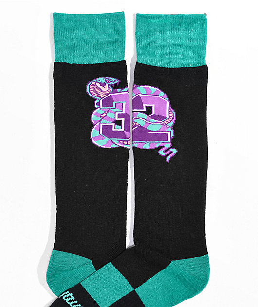 Thirtytwo Double Black Snowboard Socks | Zumiez