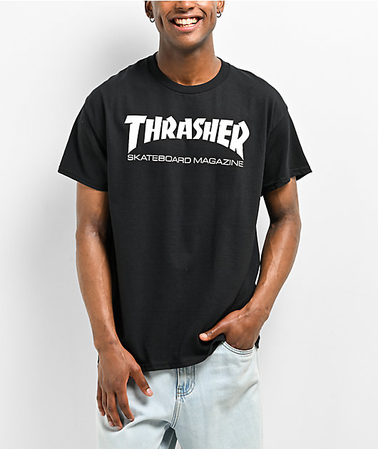 Thrasher Mag Logo Black T-Shirt | Zumiez