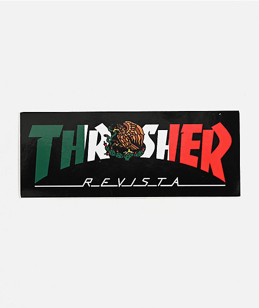 Thrasher Mexico Revista Sticker | Zumiez
