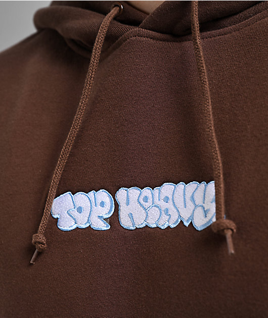 Top Heavy Logo Brown Hoodie | Zumiez