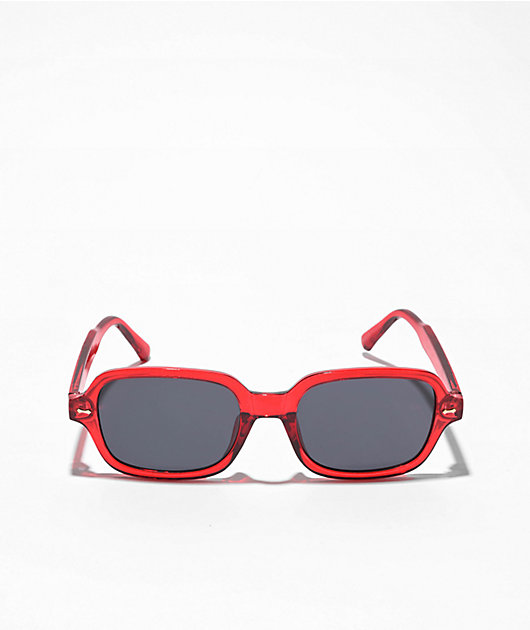 Trasparent Red Sunglasses | Zumiez
