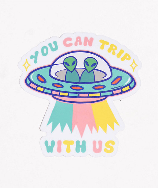 Trip With Us Sticker | Zumiez