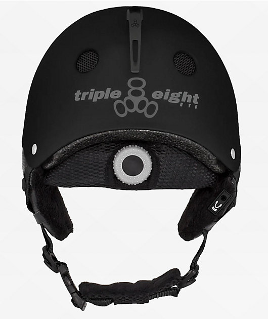 Triple Eight Halo Standard Black Snowboard Helmet | Zumiez