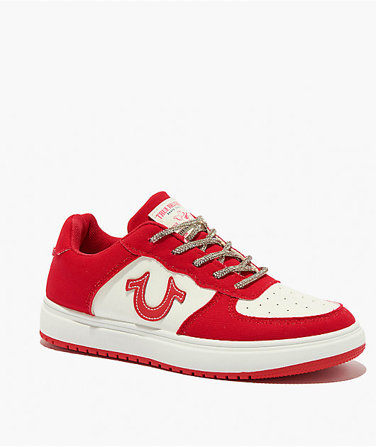 True Religion Allison White & Red Shoes | Zumiez