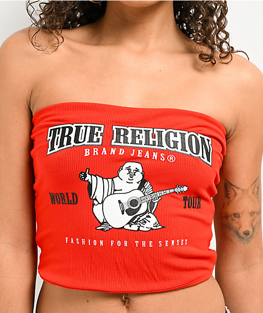 True Religion Heritage Red Tube Top | Zumiez