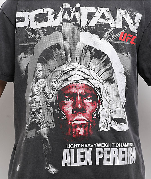 UFC Periera Chama Black Wash T-Shirt | Zumiez