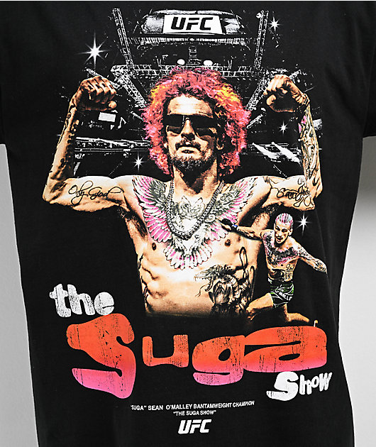 UFC Suga Sean Flex Black T-Shirt | Zumiez