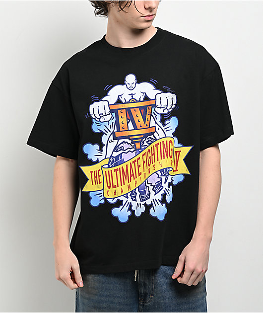 UFC Ultiman 9 Logo Black T-Shirt | Zumiez
