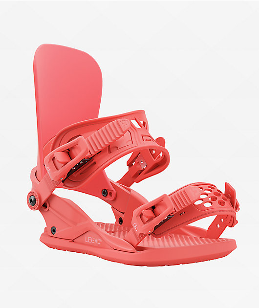 Union Women's Legacy Red Snowboard Bindings 2025 | Zumiez