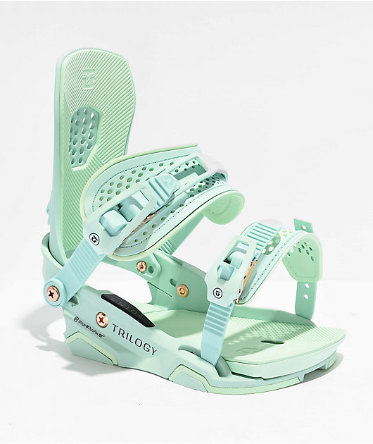 Union Women's Trilogy Seafoam Snowboard Bindings 2024 | Zumiez